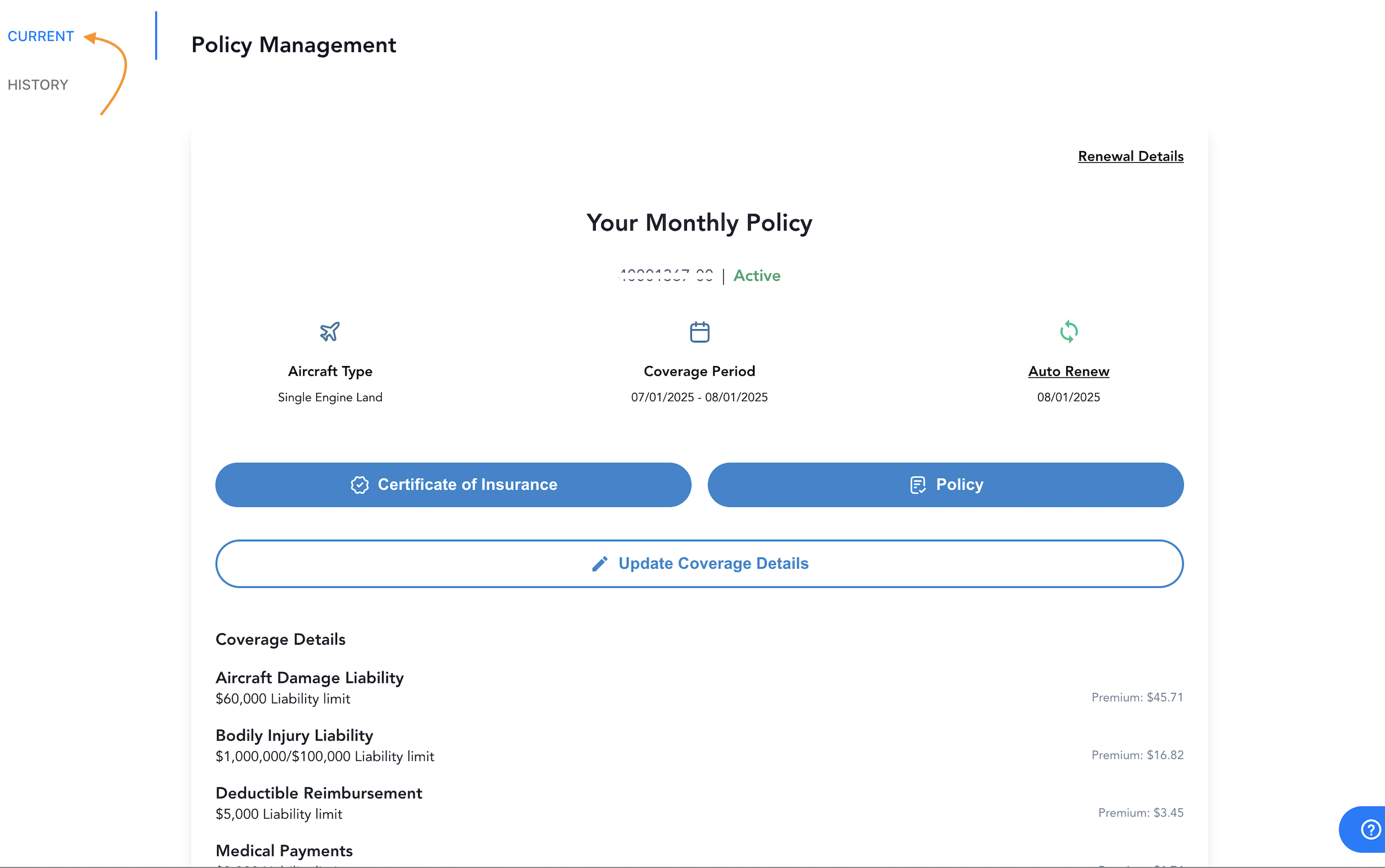 How do I get a copy of my COI? – SkyWatch.AI Aviation
